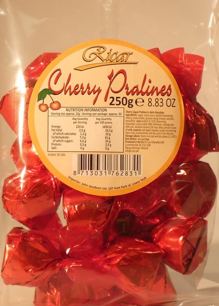 Cherry Pralines Ricar | Products - Gouda Cheese Shop
