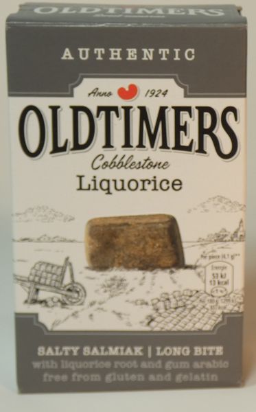 Cobblestone Salmiak Licorice Oldtimers | Products - Gouda Cheese Shop