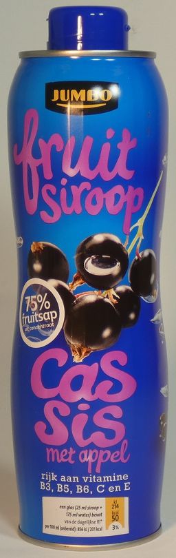 Fruit Syrup - Blackcurrant - Jumbo | Products - Gouda Cheese Shop
