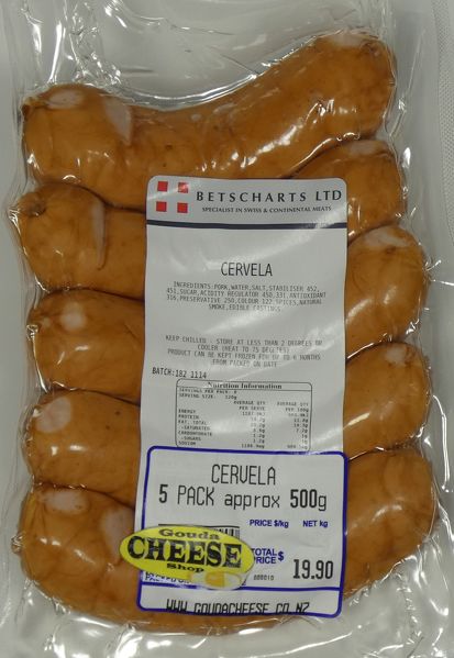 Cervela 5-pack approx. 500g | Products - Gouda Cheese Shop