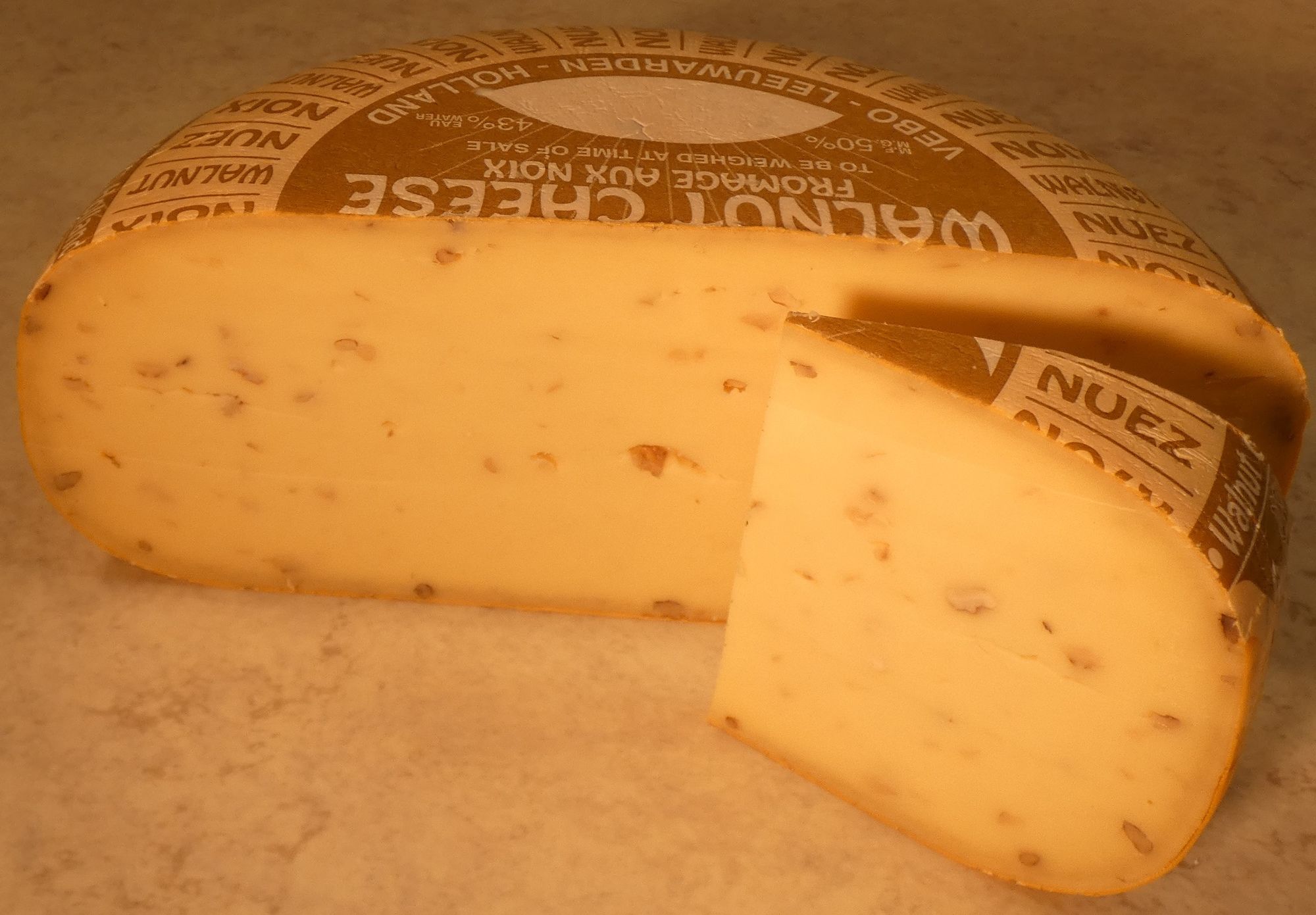 Walnut Gouda | Products - Gouda Cheese Shop