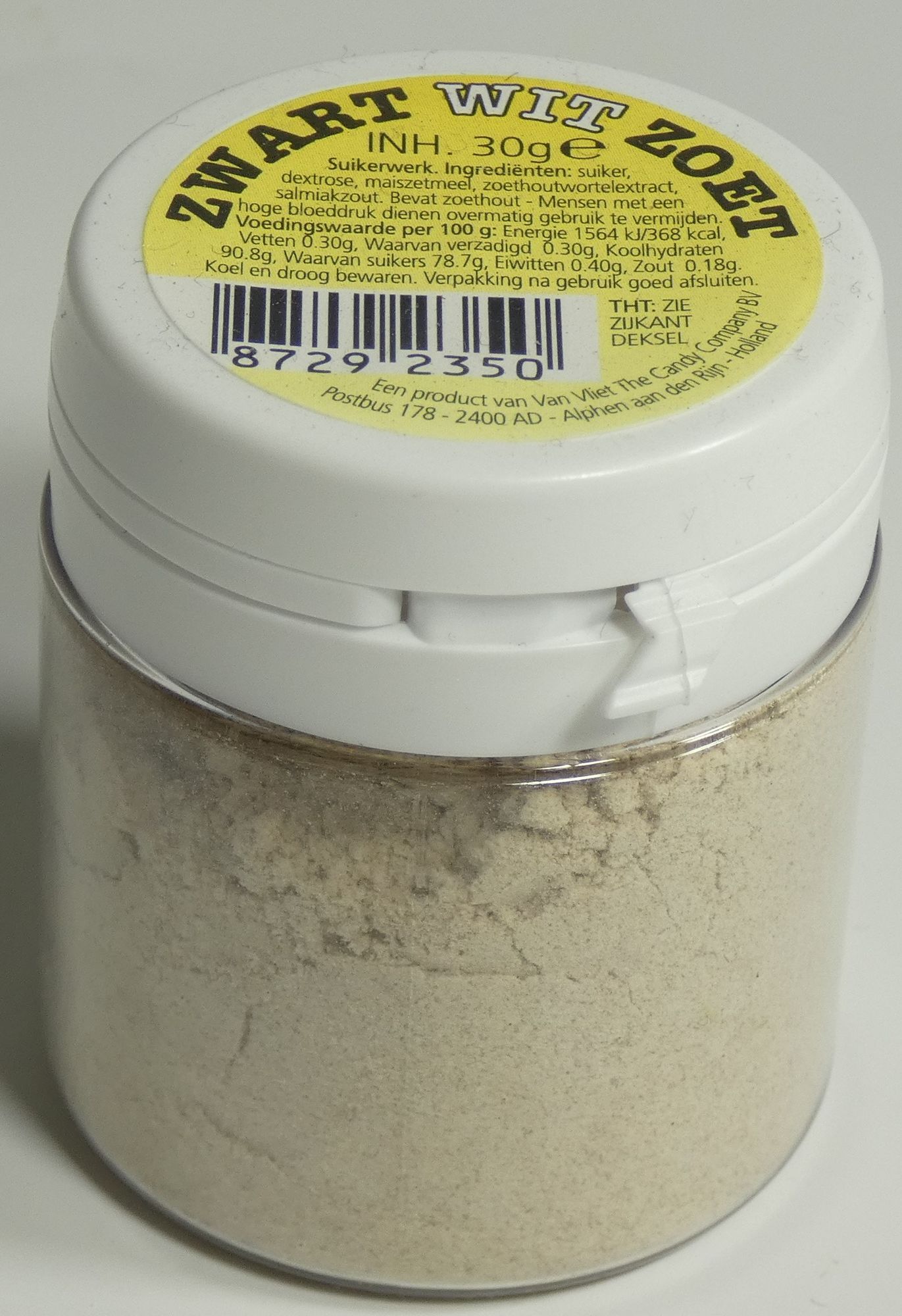 Black & White Powder Sweet | Products - Gouda Cheese Shop